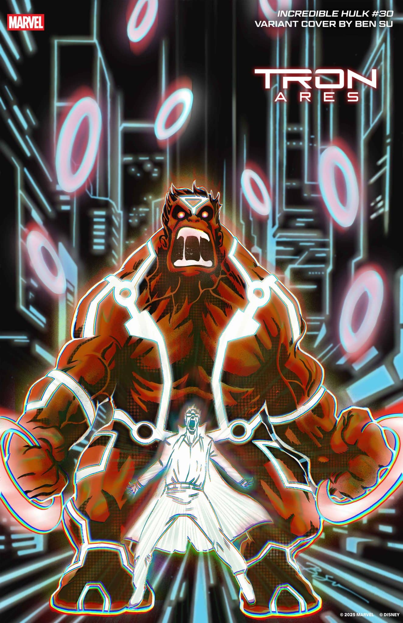Marvel's Heroes Enter the Grid in TRON: Ares Variant Covers - Graphic ...